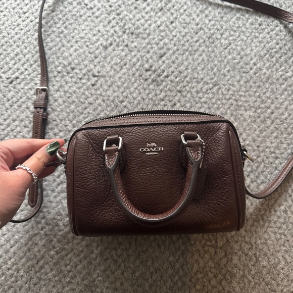 Coach | Bags | Coach Mini Rowan In Maple And Silver Hardware | Poshmark